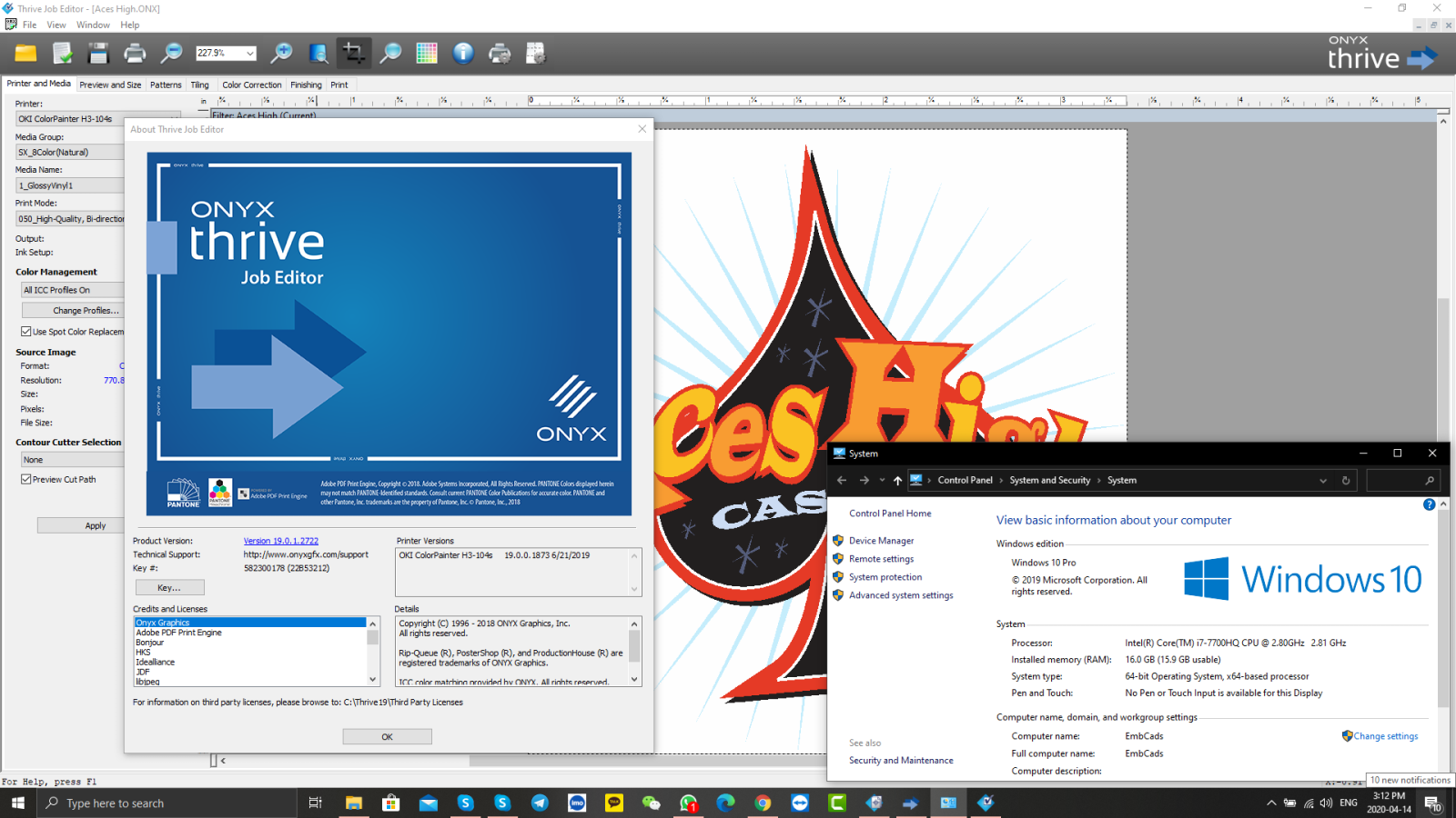 ONYX Thrive 19 RIP Work Windows 10-8-7 | Release In 2020 - EmbCads ...