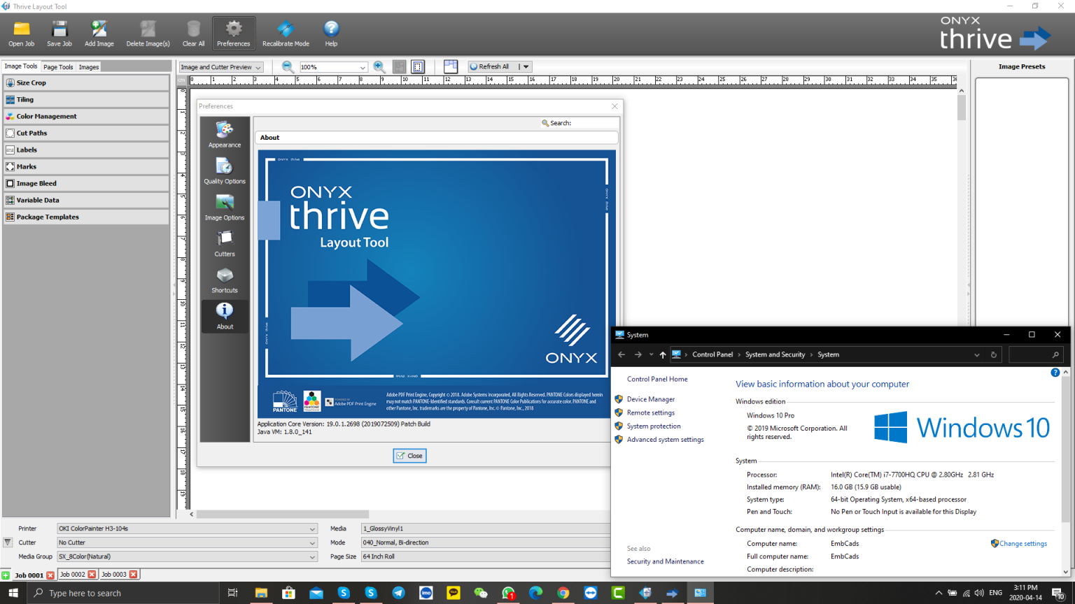 ONYX Thrive 19 RIP Work Windows 10-8-7 | Release In 2020 - EmbCads ...