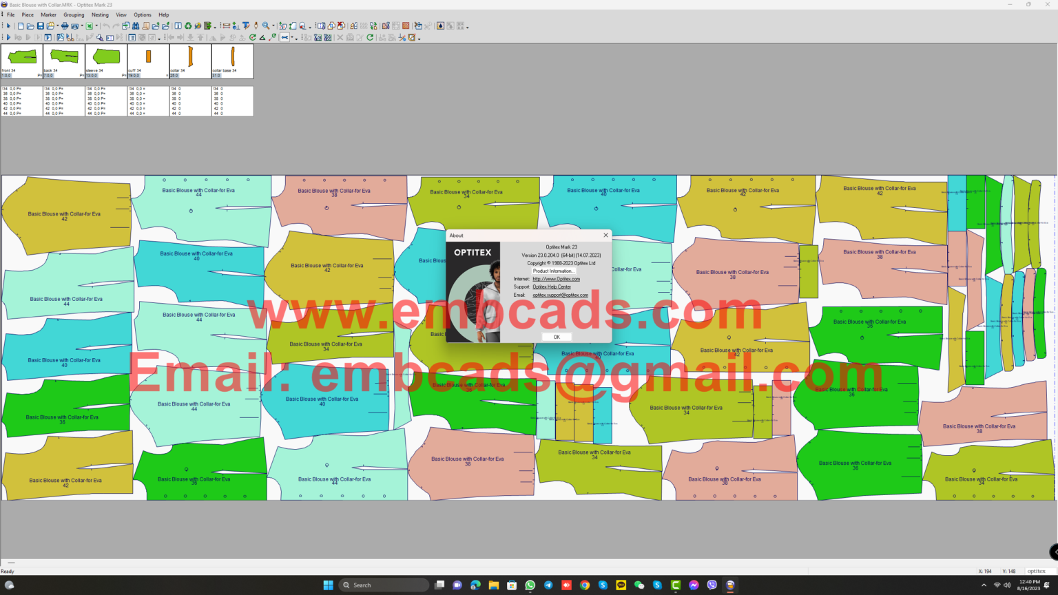 Optitex 23 Full Suite | New Released 2023 - EmbCads Software's Services
