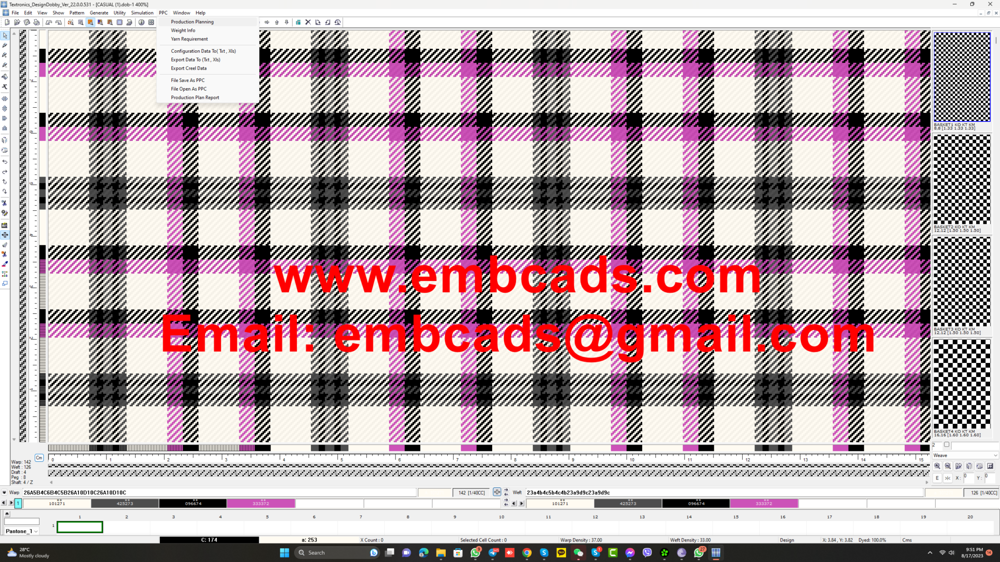 Textronic Design Dobby 2022 Full Version | Released On 2023 - EmbCads ...