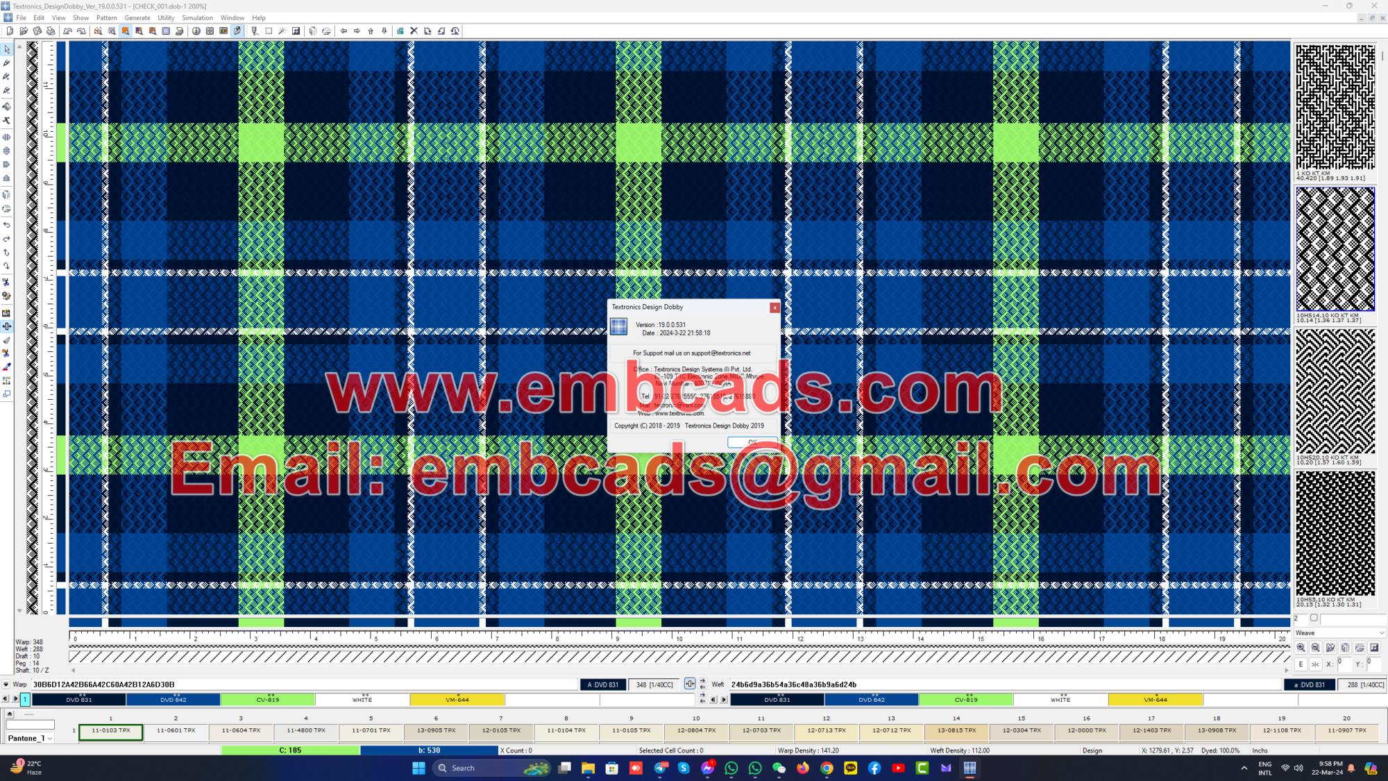 Design Dobby 2019 By Tectronics Full Module With loom Interface ...