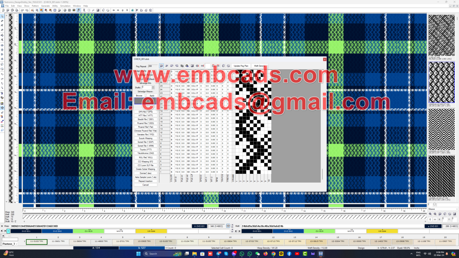 Design Dobby 2019 By Tectronics Full Module With loom Interface ...