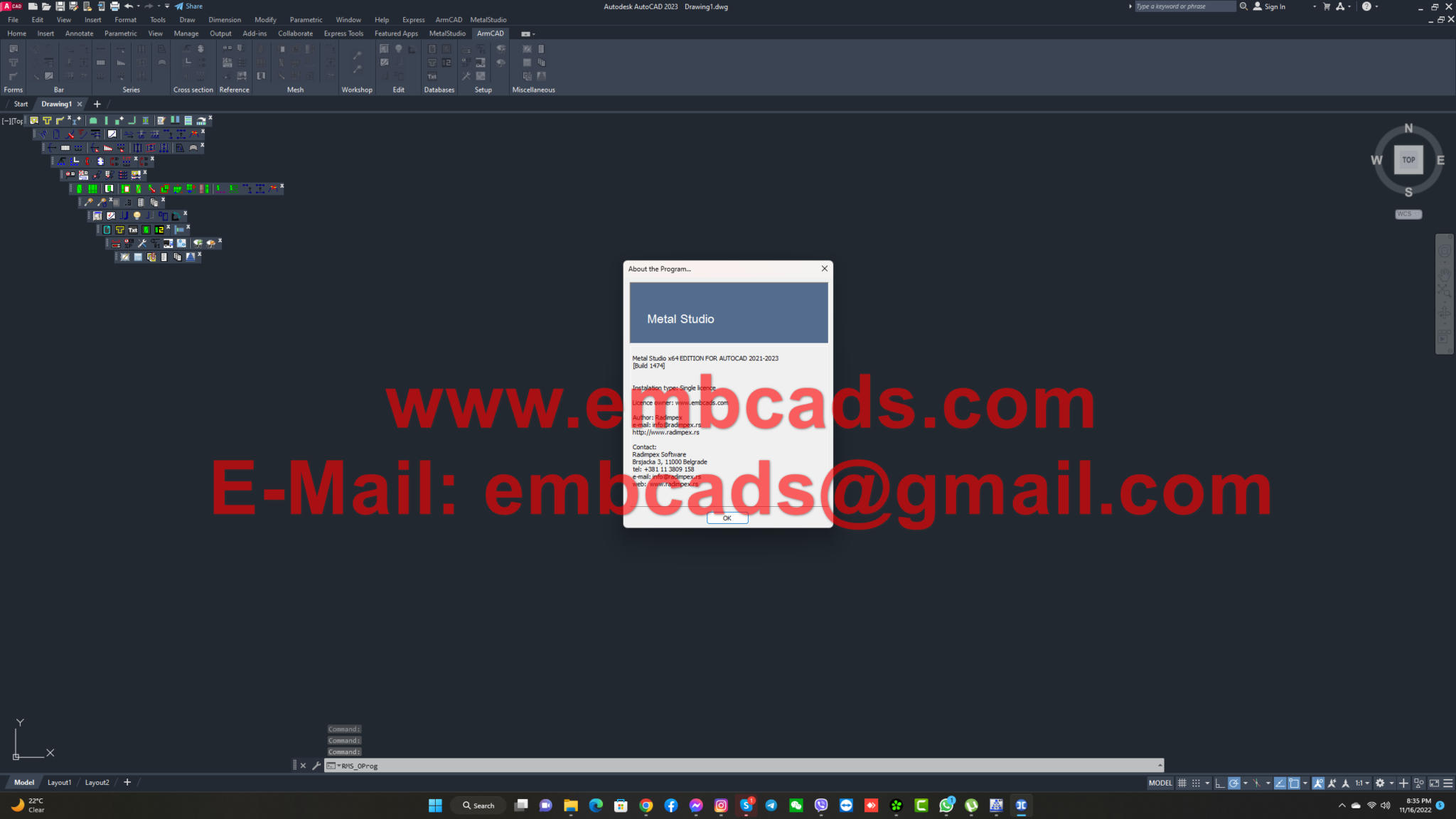 Radimpex Tower 8 Build 8459 +ARM 7 Build 7069 + Metal Studio Build1474 ...