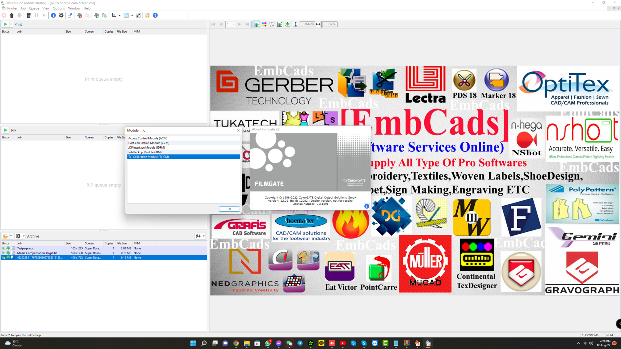 ColorGATE 2022 Production Server With ProofGATE And FilmGATE 3 Modules | New Released 2022 ...