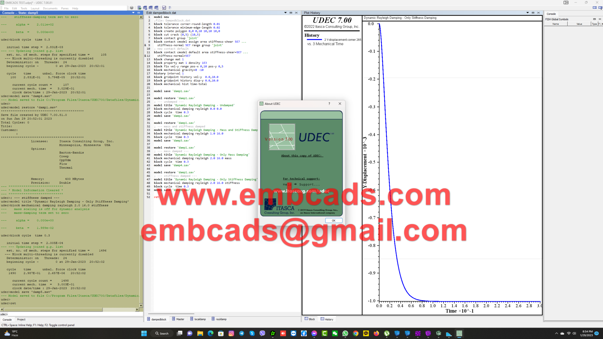 ITASCA V7 FLAC3D_2D PFC3D_2D 3DEC UDEC FLAC SLOPE | V7.0.156 - EmbCads Software's Services