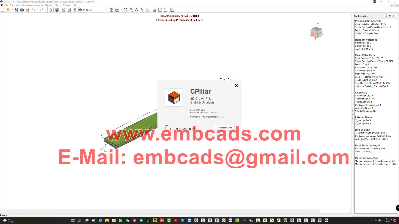 Rocscience V2022 May Full Suite Complete 19 Modules | Work Windows 11/ ...