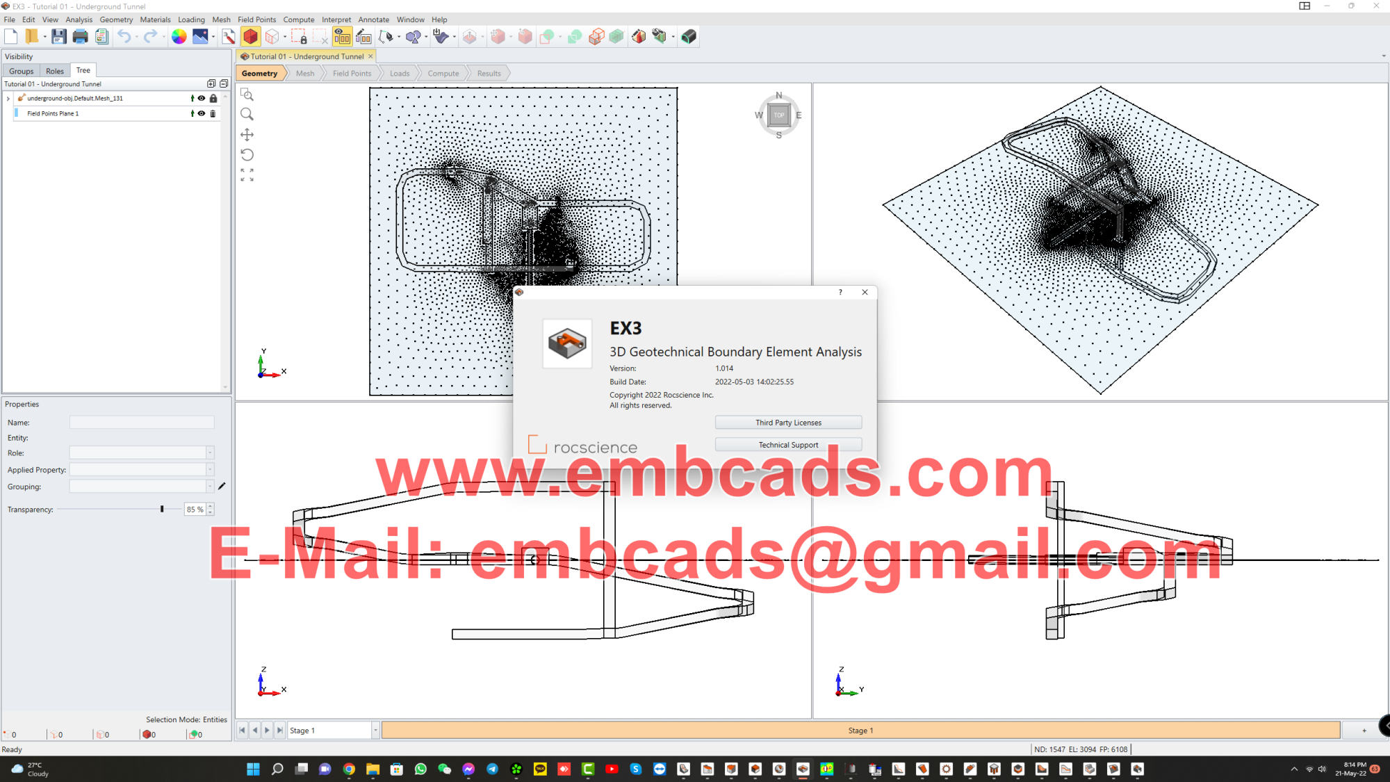 Rocscience V2022 May Full Suite Complete 19 Modules | Work Windows 11/ ...