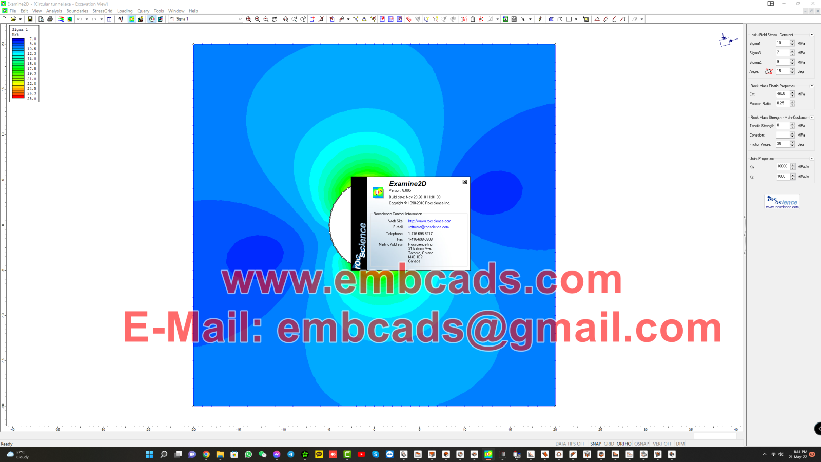 Rocscience V2022 May Full Suite Complete 19 Modules | Work Windows 11/ ...