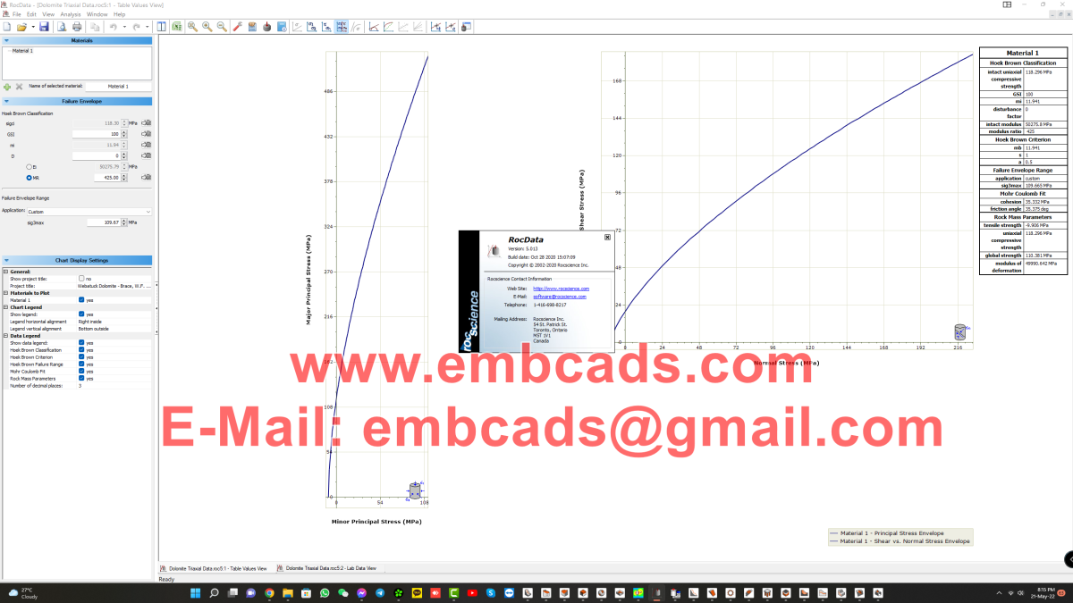 Rocscience V2022 May Full Suite Complete 19 Modules | Work Windows 11/ ...