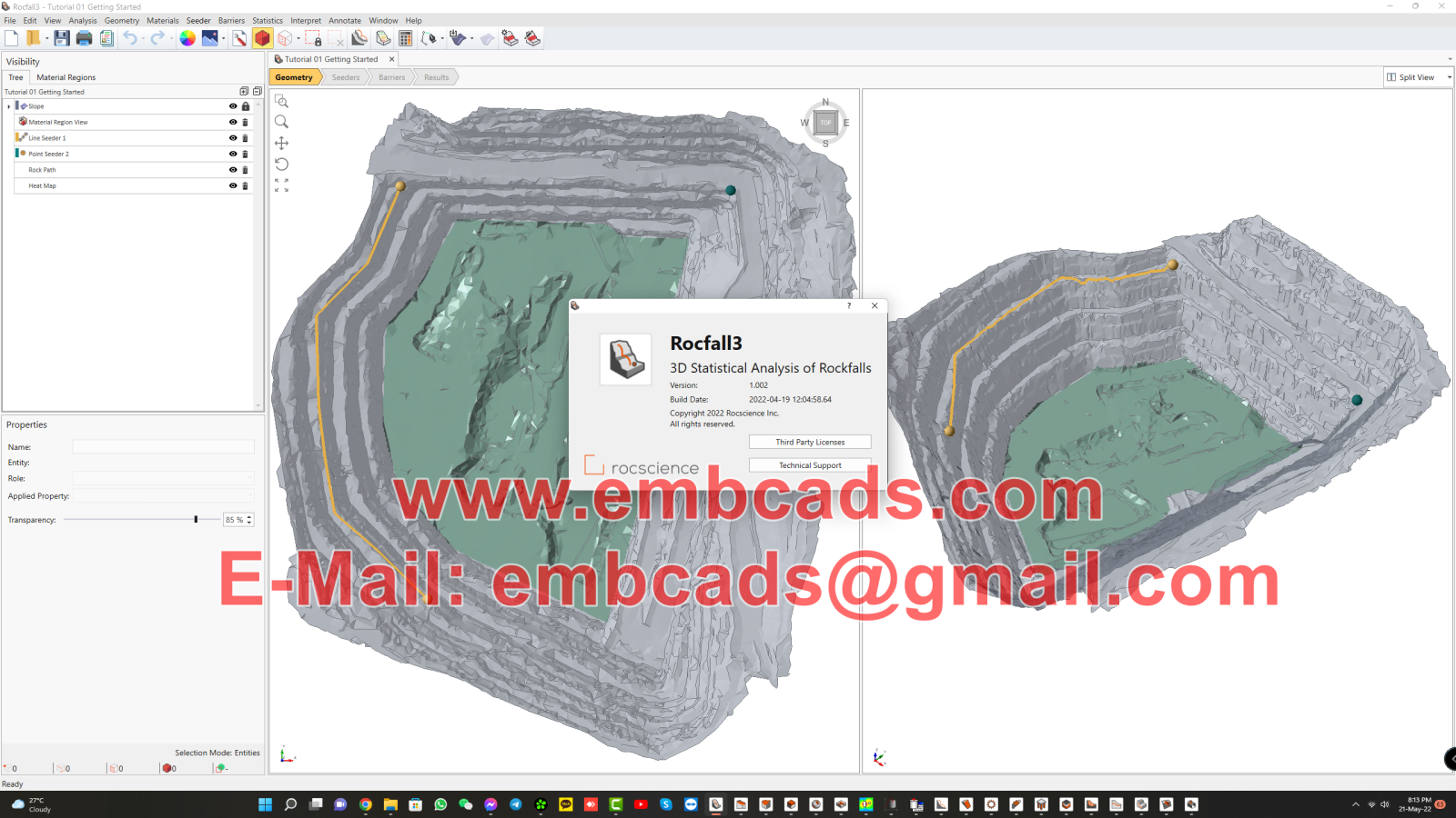 Rocscience V2022 May Full Suite Complete 19 Modules | Work Windows 11/ ...
