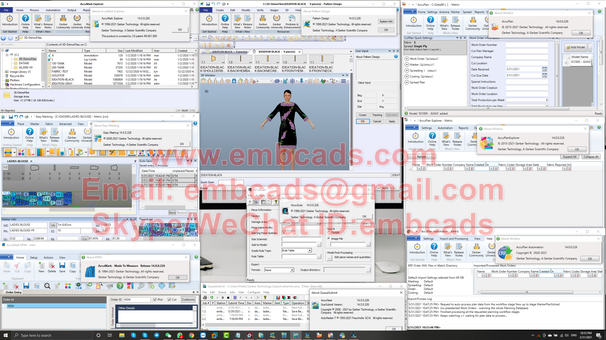 Gerber Accumark 14.0 February 2021 Full Pack (Accumark+Accunest+Accuplan+Accuscan+MTM+3D ...