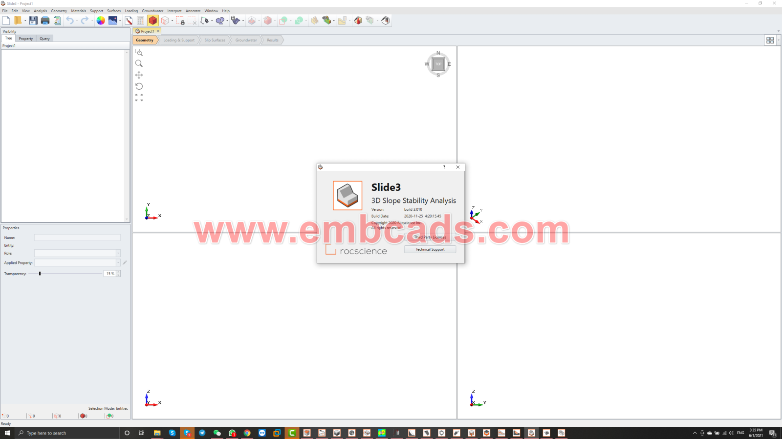 Rocscience 2021 March Full Suite - EmbCads Software's Services