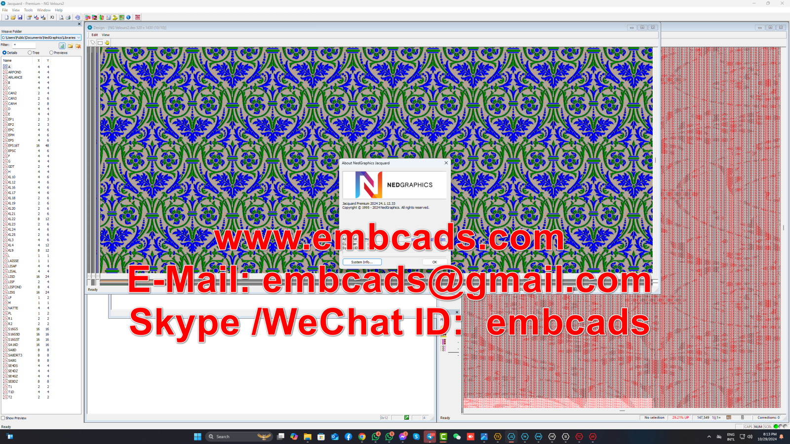 NedGraphics Texcelle Premium V2024 With Jacquard Premium V2024 And True Colour V2024 Full Pack ...