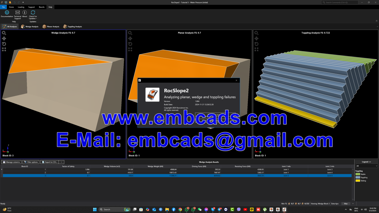 Rocscience V2024 December & November Full Suite 21 Modules - EmbCads ...
