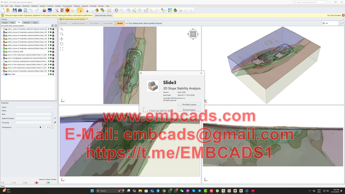 Rocscience V2024 November Full Suite 21 Modules - EmbCads Software's ...
