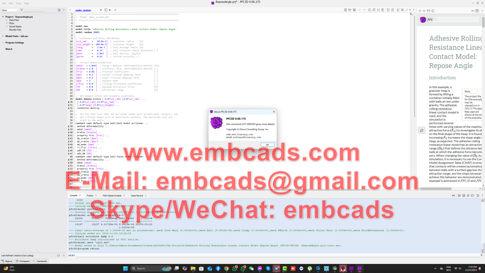 ITASCA V9.00.175 Suite | Flac_2D_3D + PFC_2D_3D + 3DEC + Mass flow ETC ...