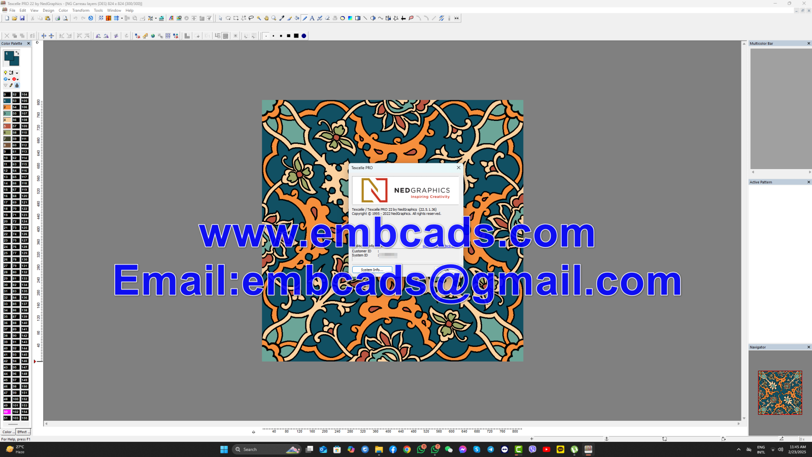 NedGraphics Texcelle Studio V22.5 Build 22.5.1.36 Released In 2023 - EmbCads Software's Services